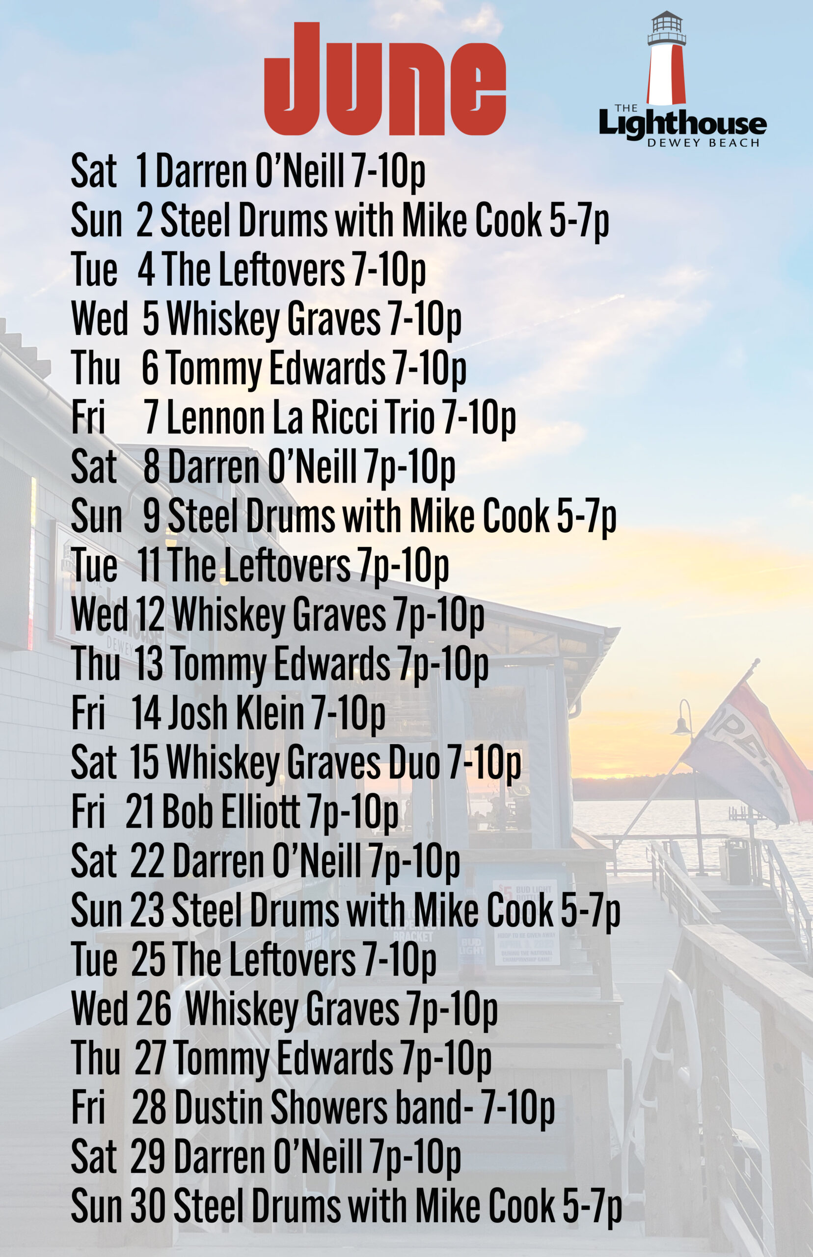 Lighthouse Bar Dewey Beach | Events & Specials